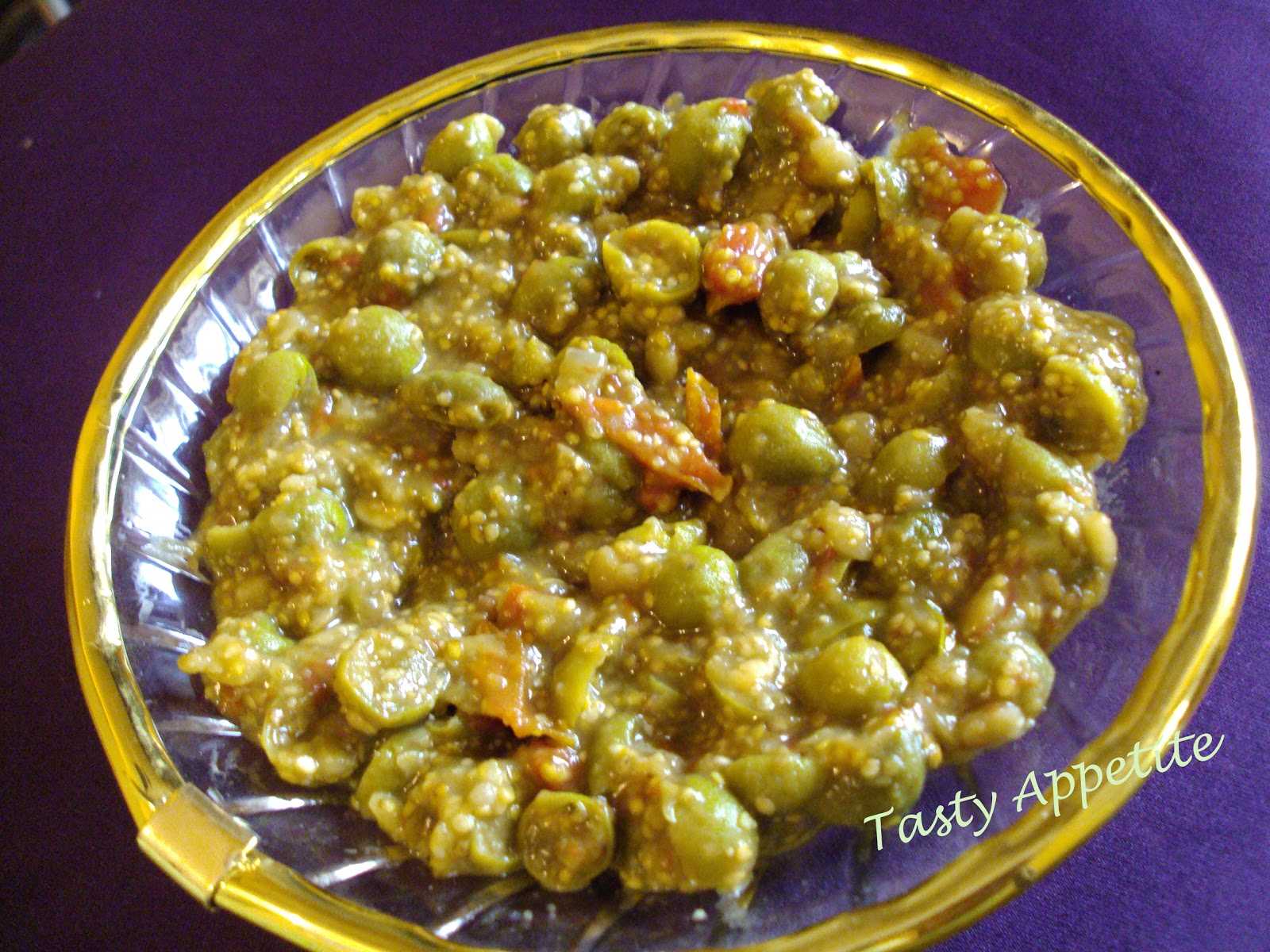 Green Sundakkai Kootu / Turkey berry Dhal Curry | Tasty Appetite