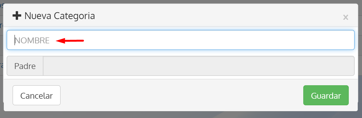 Categorías | Ninox Docs