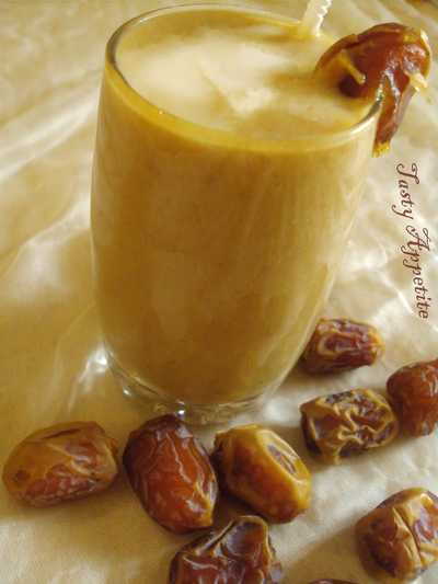 Dates Milk Shake | Tasty Appetite