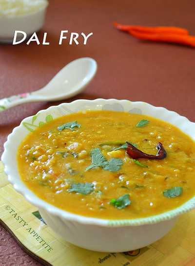 Dal Fry | Spicy Dal Fry | Tasty Appetite