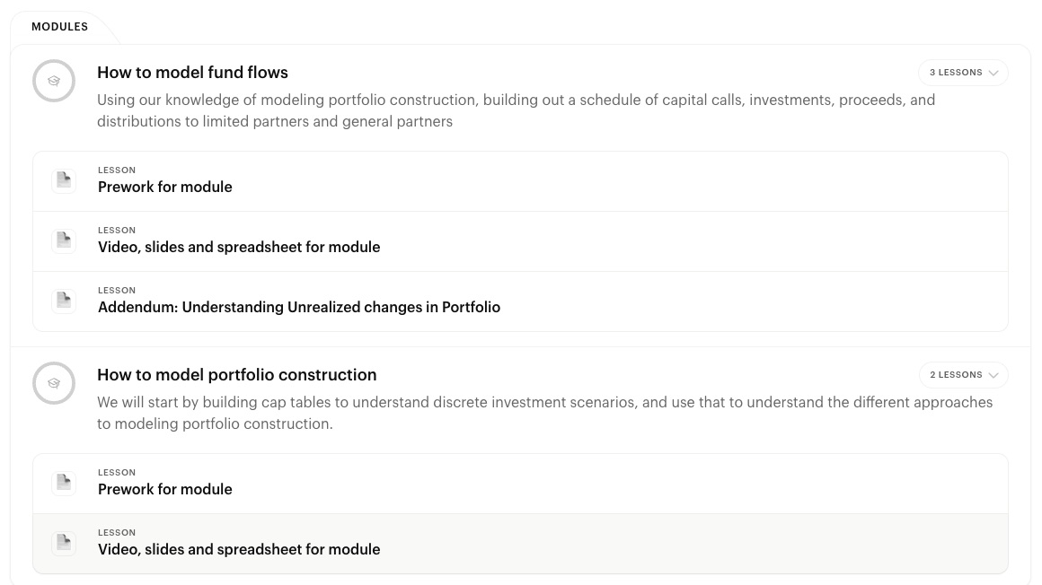 How to Model Venture Funds | Foresight