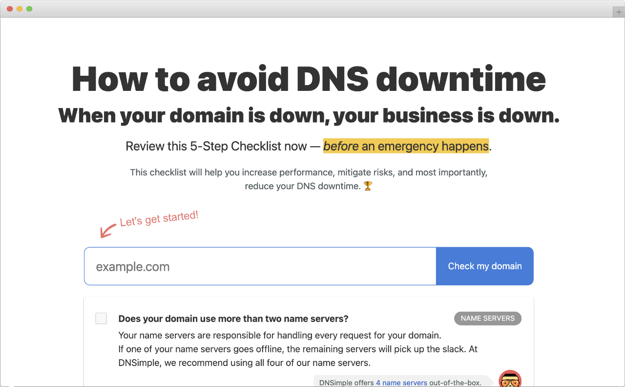 How to Avoid DNS Downtime - DNSimple Blog