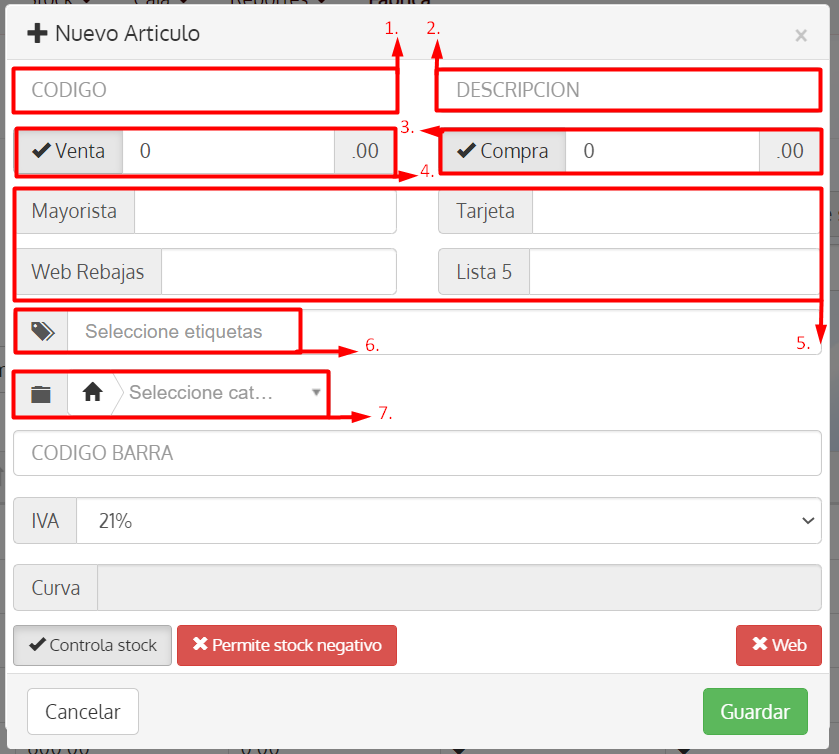 Artículos | Ninox Docs