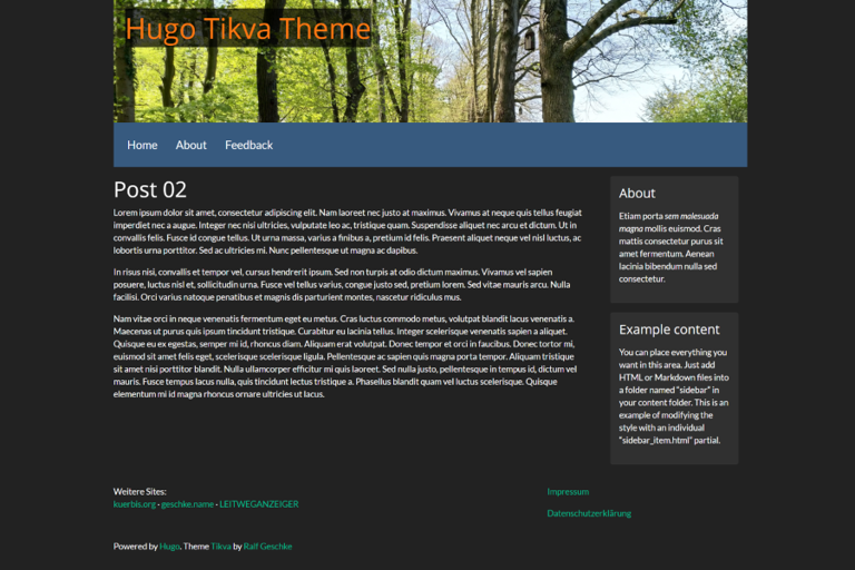 blog | Hugo Themes