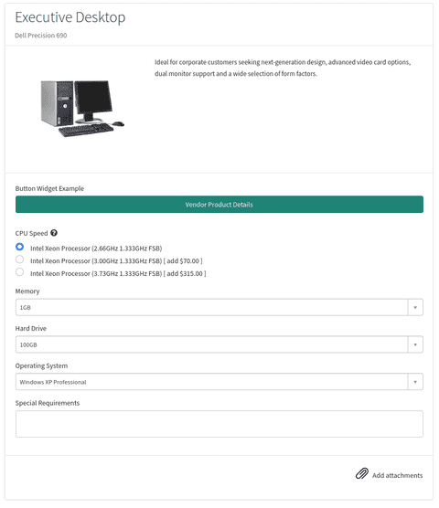 Embed a Widget with Options in a Catalog Item in ServiceNow - Kevin Custer