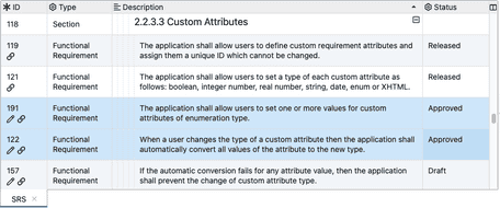 Manage Requirements Changes | ReqView Documentation