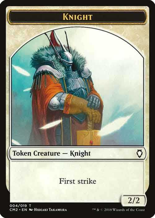 2/2 White Knight Creature Token | MTG.onl Tokens