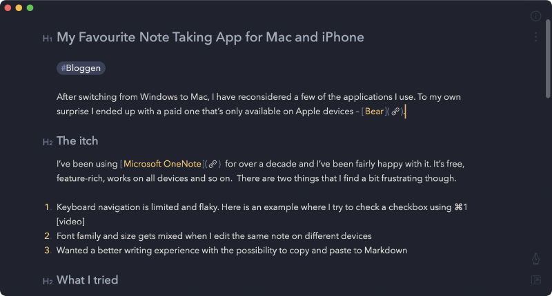 My Favourite Note Taking App For Mac And Iphone Henrik Sommerfeld S Blog