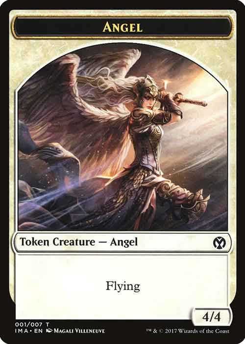 4/4 White Angel Creature Token | MTG.onl Tokens