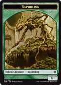 1/1 Green Saproling Creature Token | MTG.onl Tokens