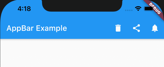 Flutter AppBar widget and its properties - CodeVsColor