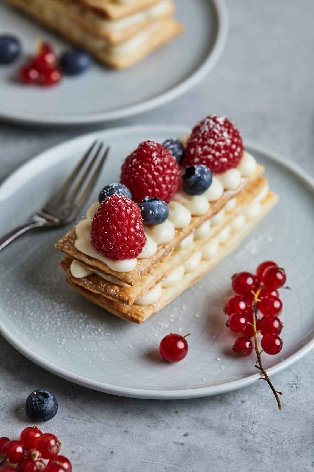 Berry and Creamy White Chocolate and Yogurt Mille Feuille | Olive & Mango