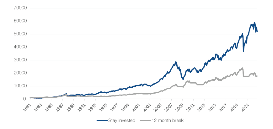 Timing the market vs time in the market