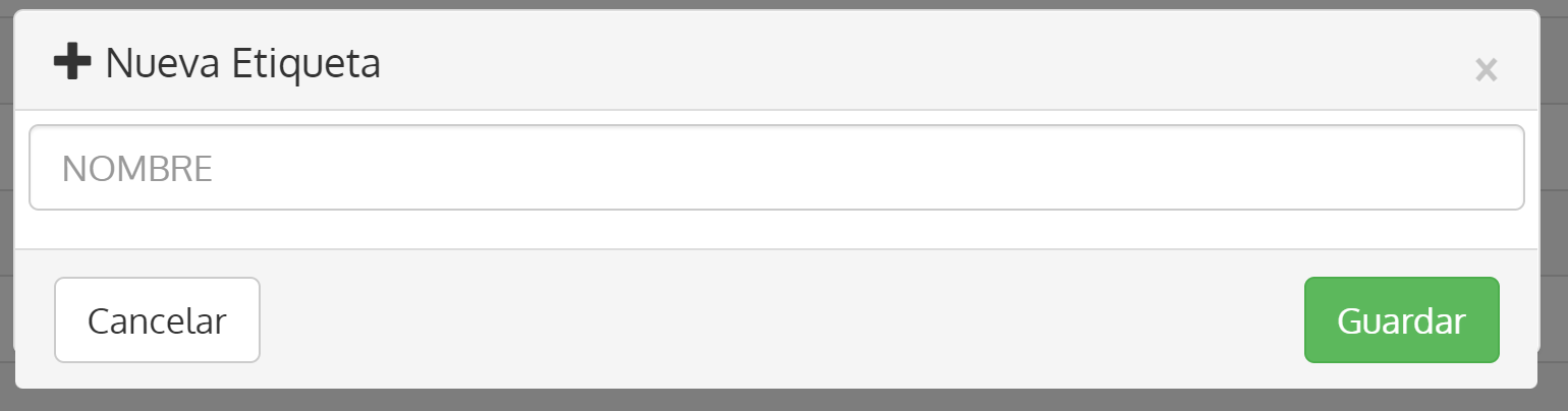 Etiquetas | Ninox Docs