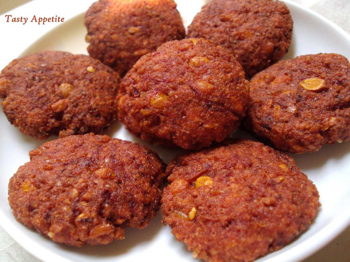 Beetroot Vada | Tea Time Snacks | Tasty Appetite