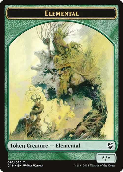 X/X Green Elemental Creature Token | MTG.onl Tokens