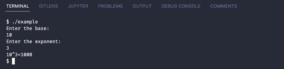 3 ways to find the exponent without using pow() method in C++ - CodeVsColor
