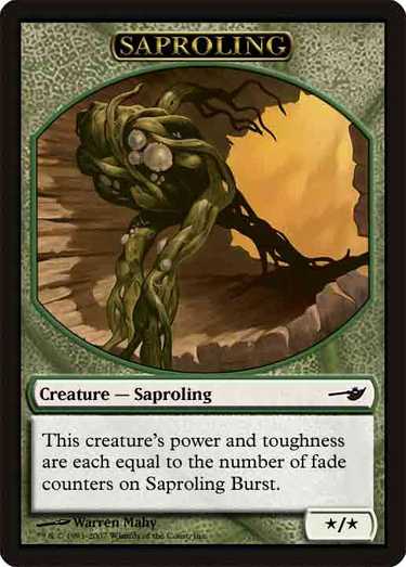 Green Saproling Creature Token | MTG.onl Tokens