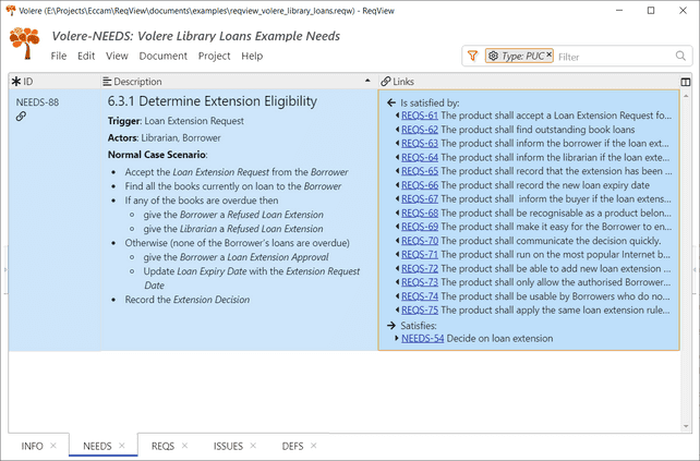 Volere Library Loans Requirements Specification Example | ReqView Documentation