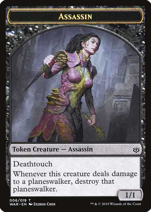1/1 Black Assassin Creature Token | MTG.onl Tokens