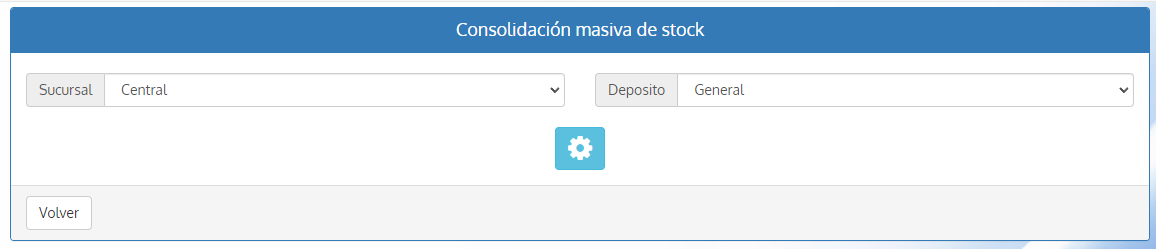 Consolidar stock masivo | Ninox Docs