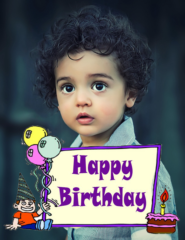 Online Greetings with happy birtday boy party