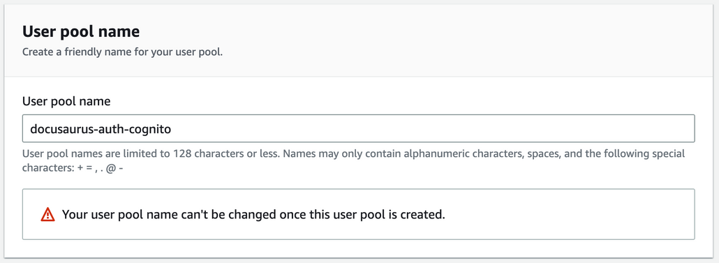 Docusaurus Authentication using AWS Cognito