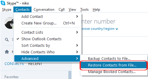 How to transfer contacts between Skype accounts | Covve