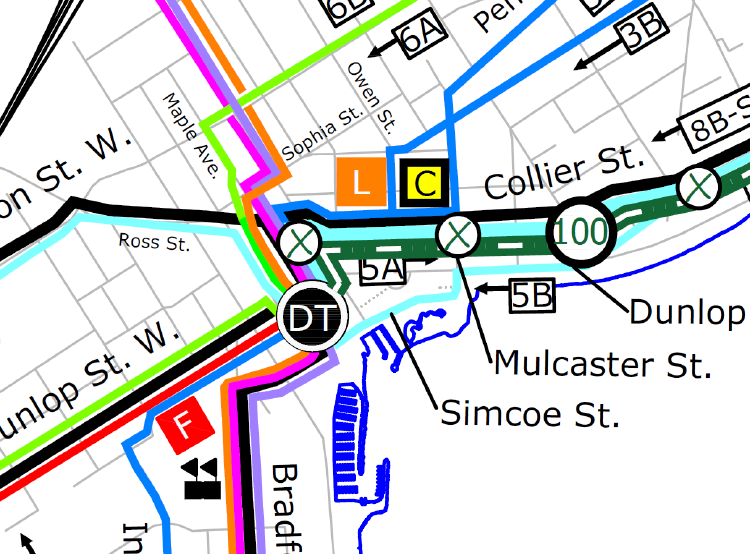 Re-drawing the Barrie Transit map - Charles Marttinen