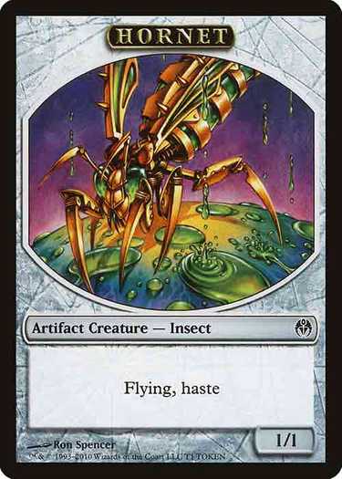 1/1 Colorless Hornet Artifact Creature Token | MTG.onl Tokens