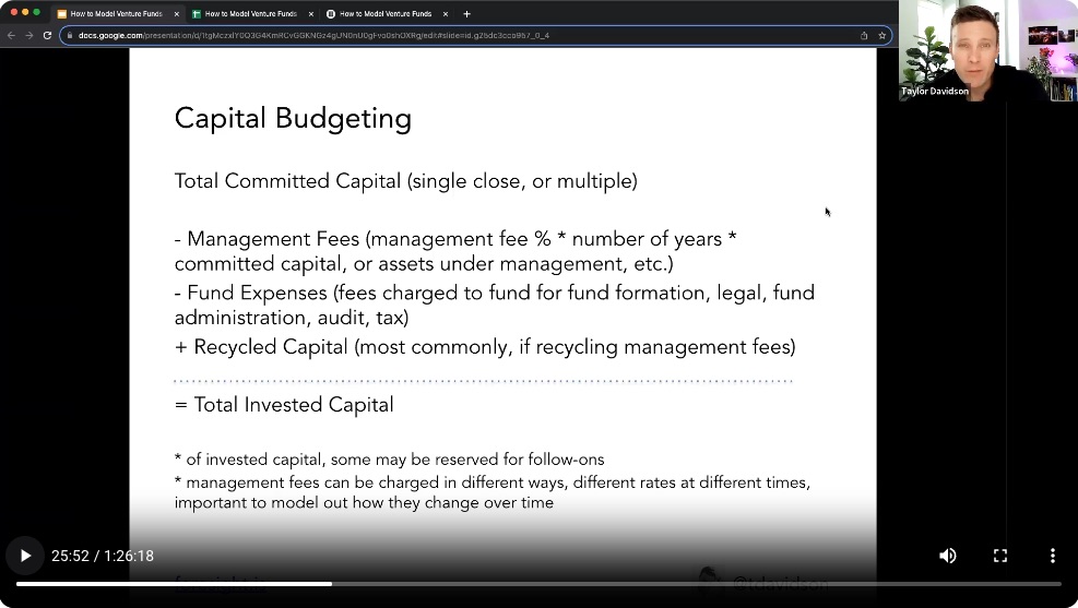 How to Model Venture Funds | Foresight
