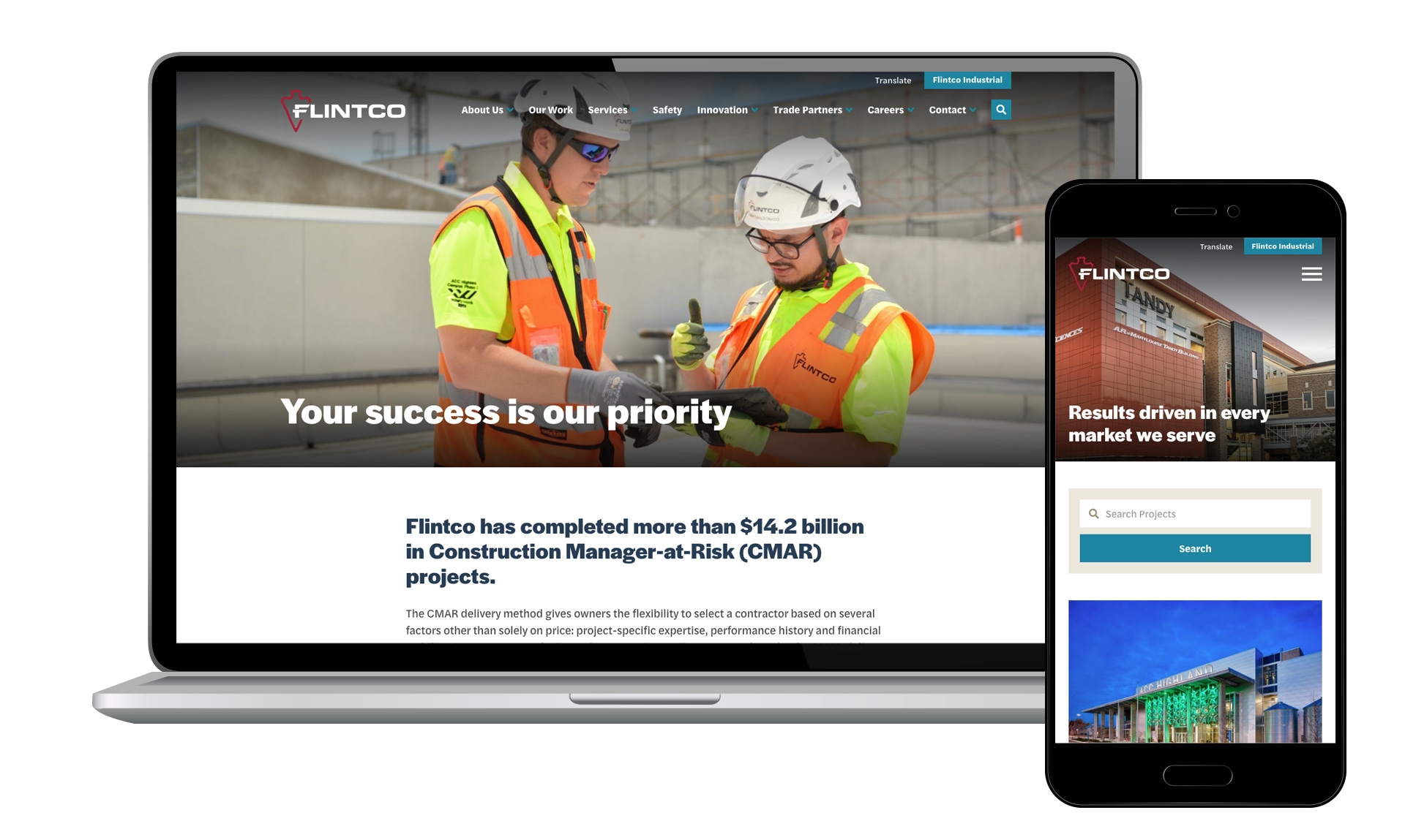 White Lion Interactive Case Study for Flintco