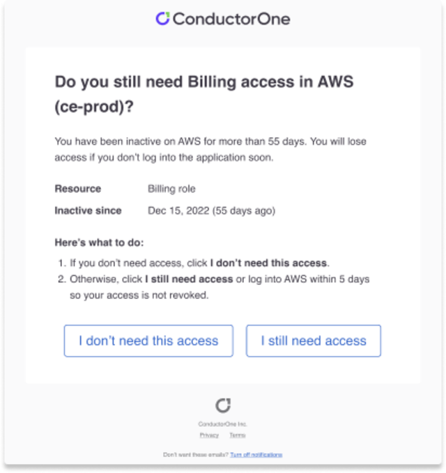 Infrastructure Access - ConductorOne
