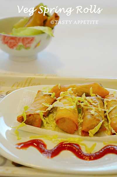 Vegetable Spring Rolls | Tasty Appetite