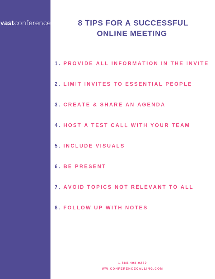8 Tips for Leading a Successful Online Meeting Your Clients Will Love