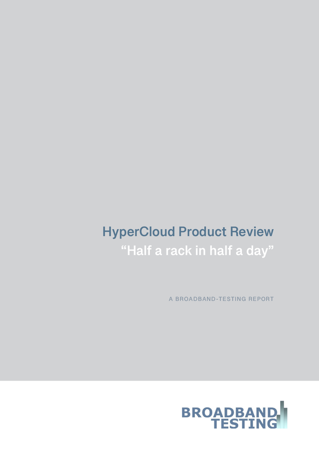 Broadband Testing: HyperCloud product review — SoftIron