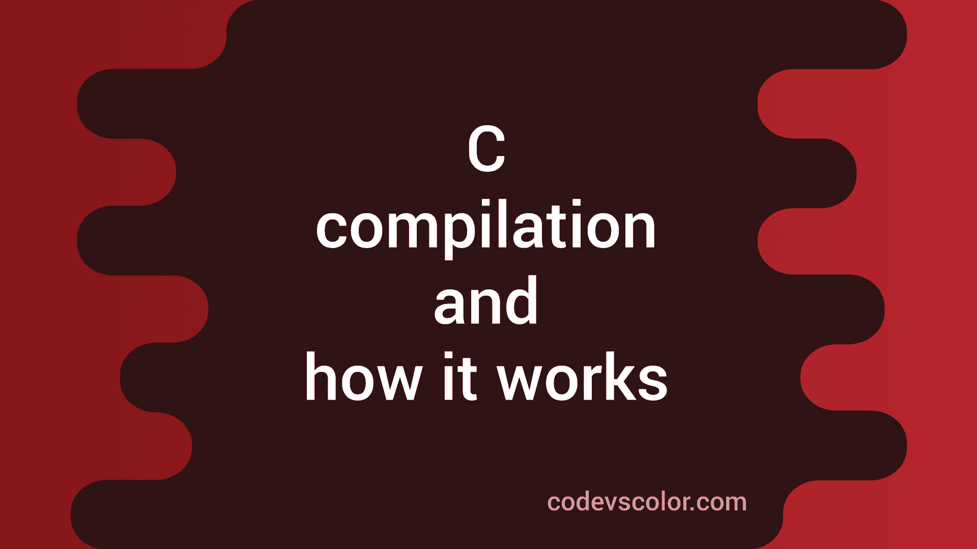 What is compilation and how compilation process works in C - CodeVsColor