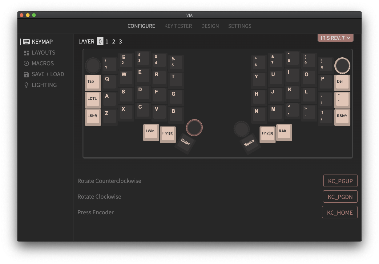 VIA Usage Guide | Keebio Documentation