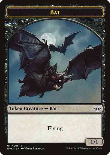 1/1 Black Bat Creature Token | MTG.onl Tokens