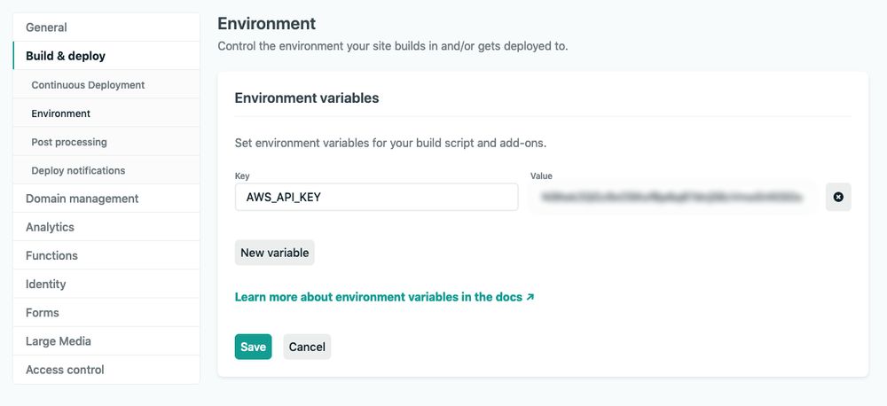 How To Create Api With Aws Setup Env With Nuxt And Netlify