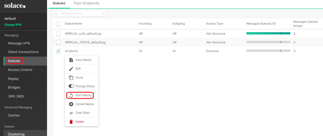 Message Replay | Solace API Tutorials