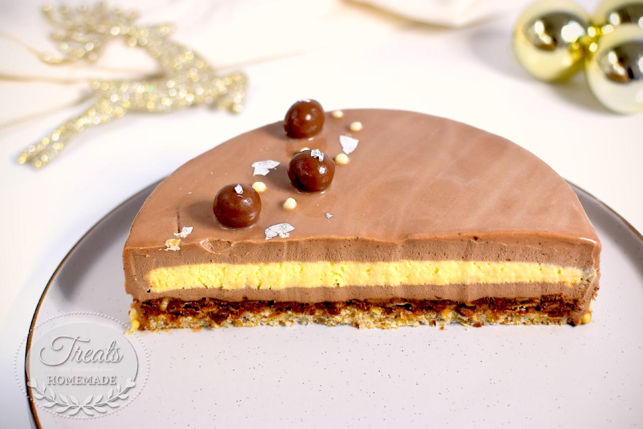 Entremets Vanille & Praliné - Treats Homemade