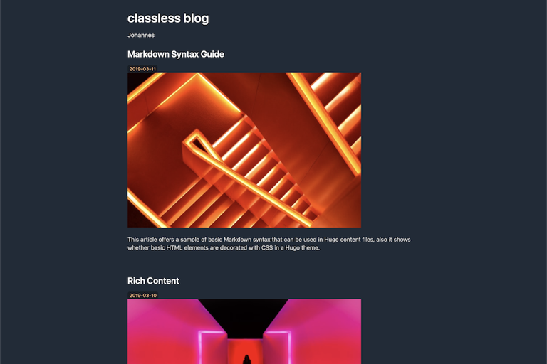 blog | Hugo Themes