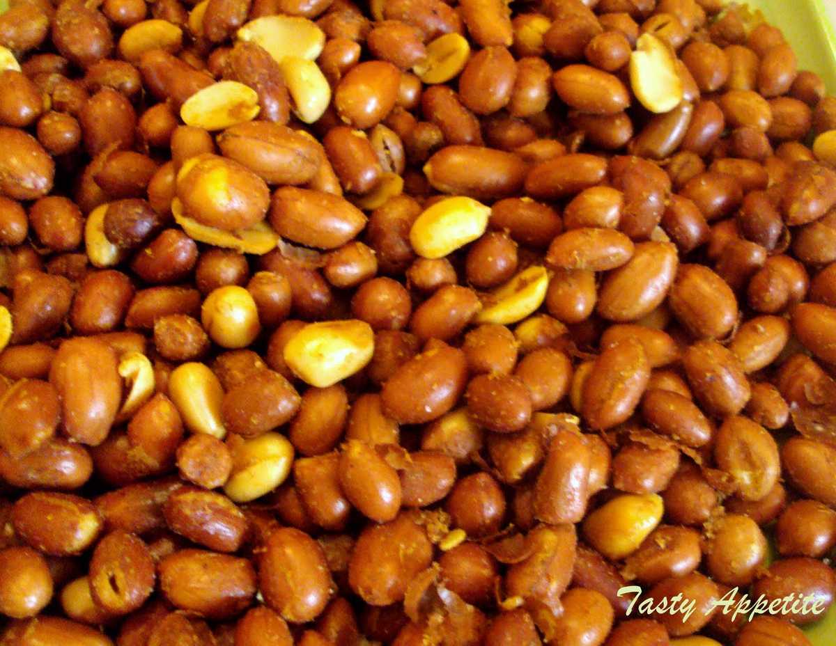 Crispy Peanuts | Spiced Roasted Peanuts | Healthy Snacks | Tasty Appetite