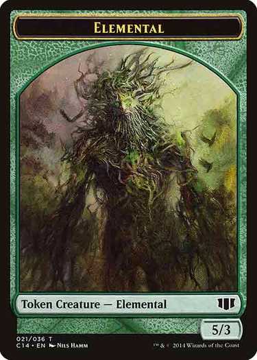 5/3 Green Elemental Creature Token | MTG.onl Tokens