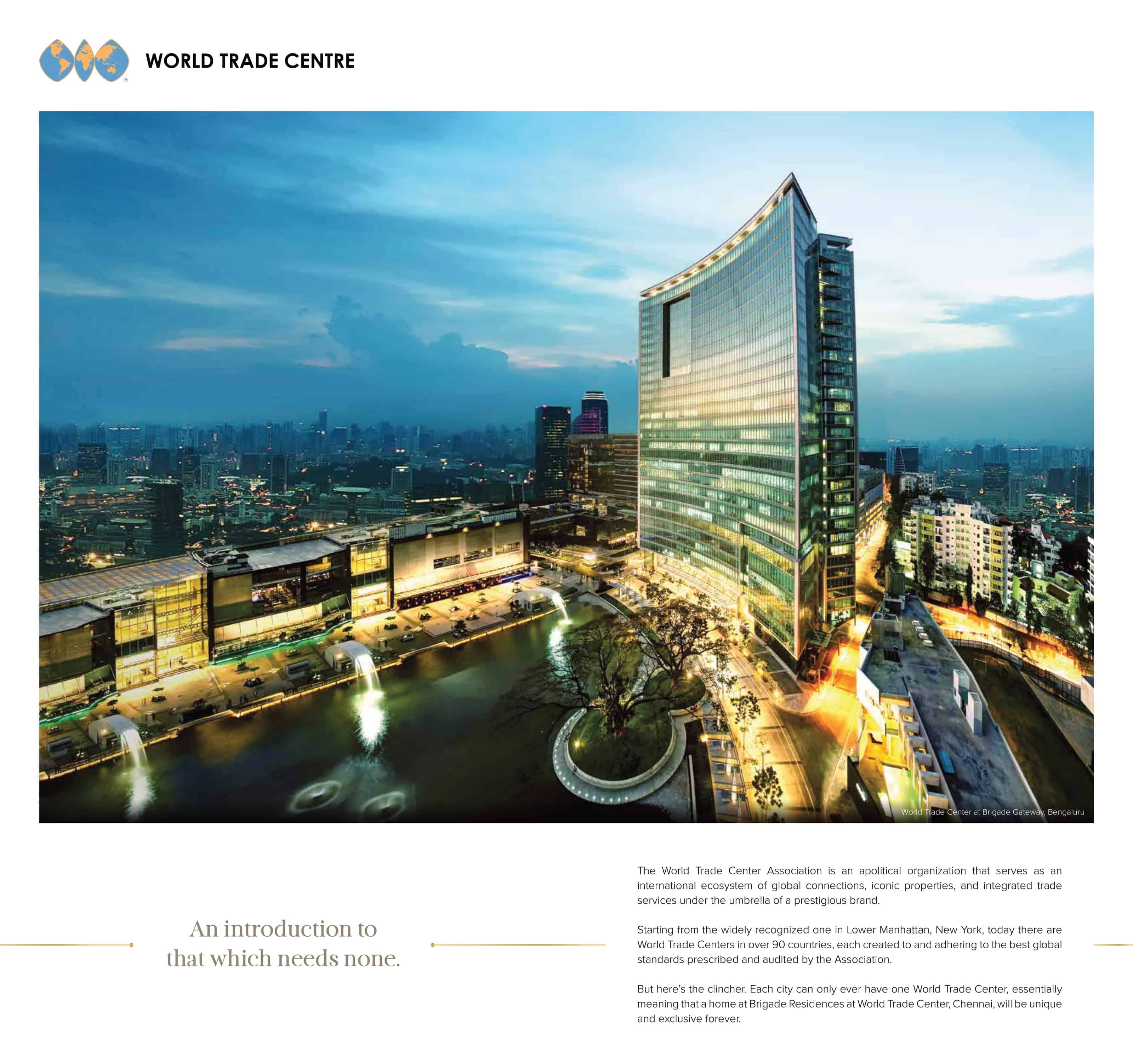 Brigade World Trade Center in Perungudi, OMR, Chennai | Origin Realty