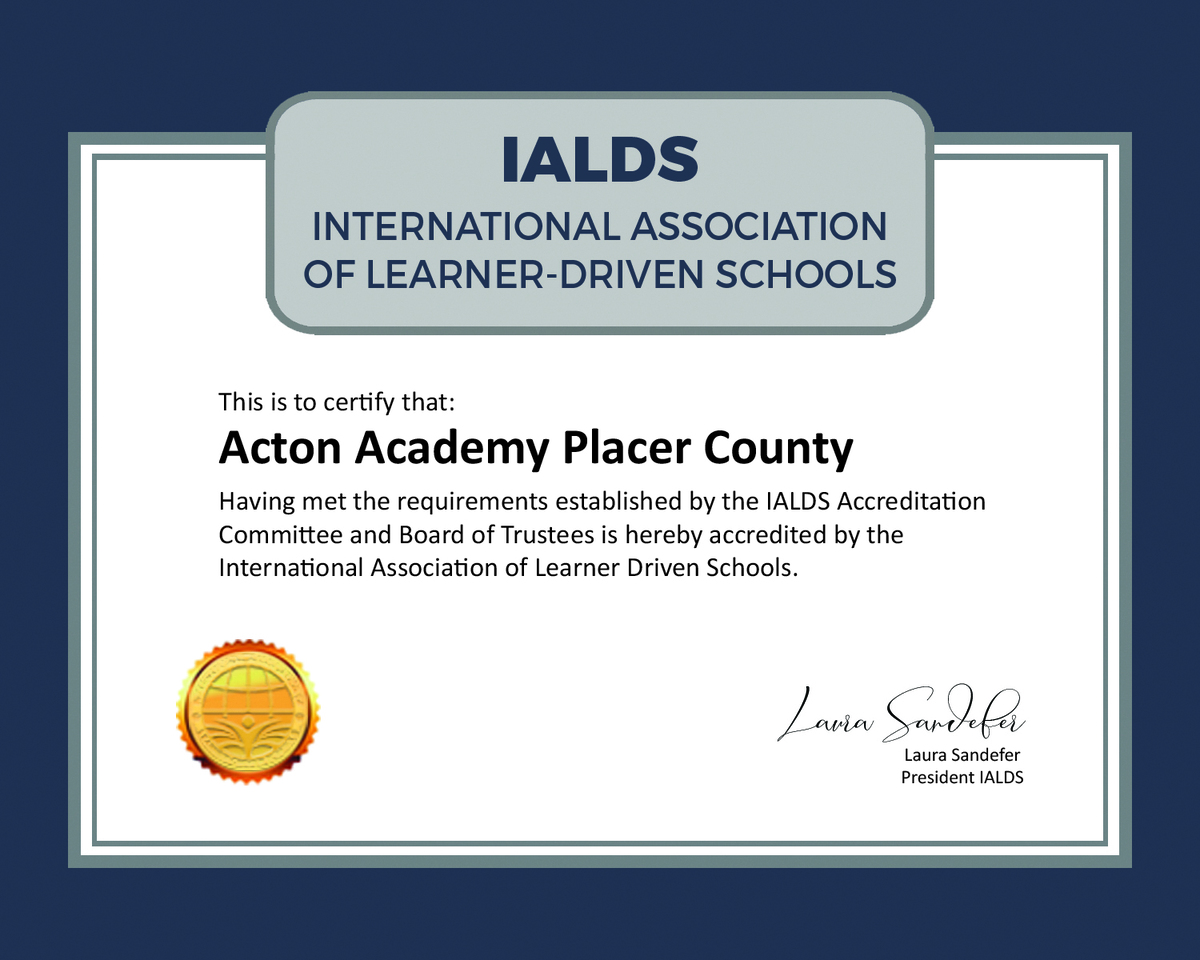 Acton Academy Placer | Placer County, CA