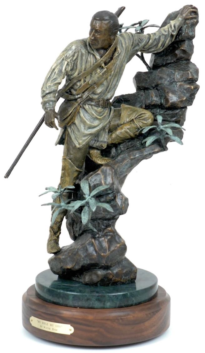 Wayne Hyde Sculpture - My Rifle My Life - Contemporary American Fine Art