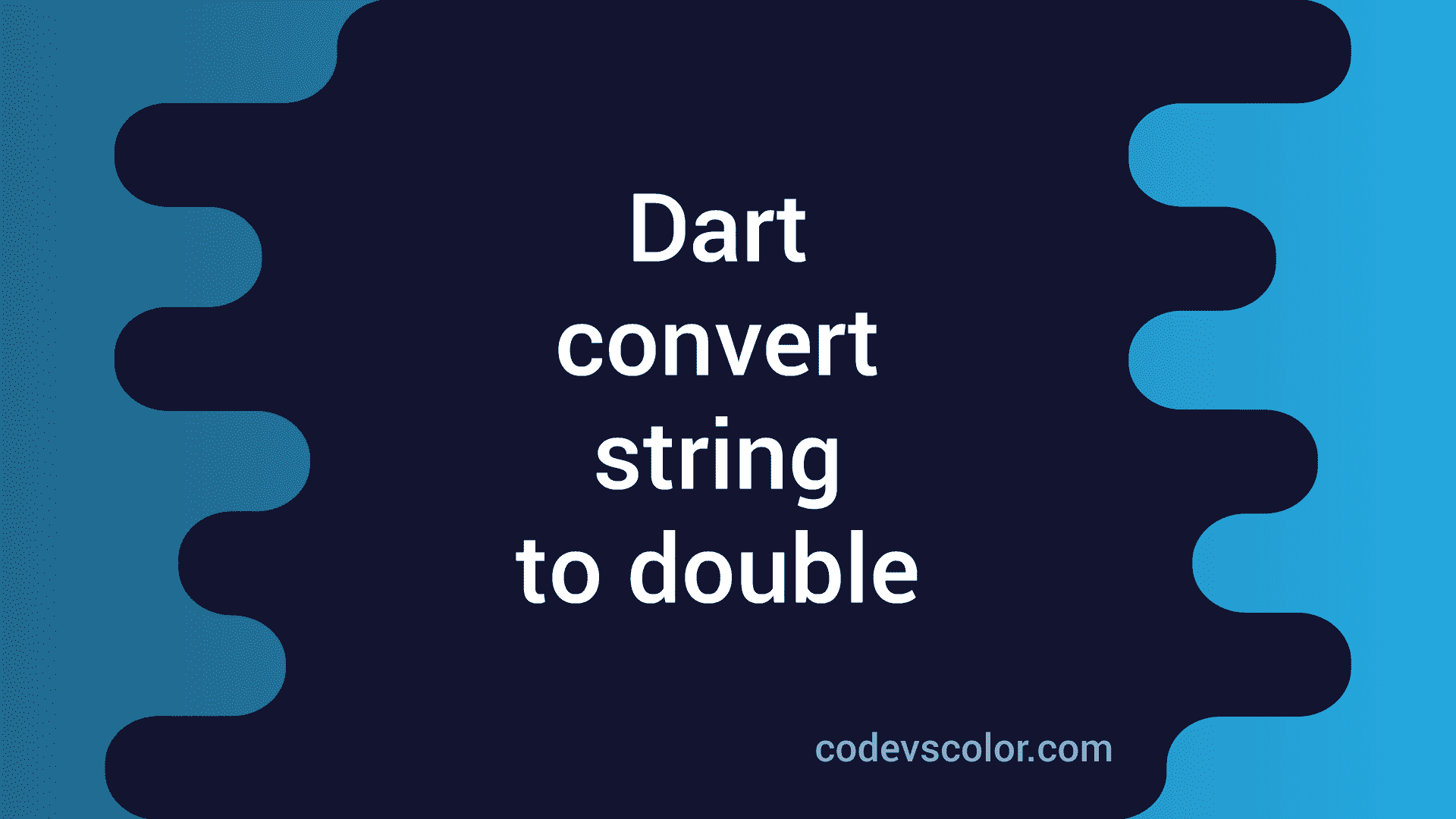 Dart Program To Convert A String To Double Codevscolor