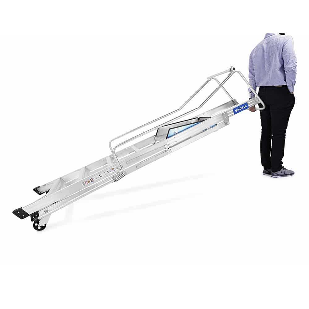 G5808 8ft Aluminium Platform Ladder (2.3m)